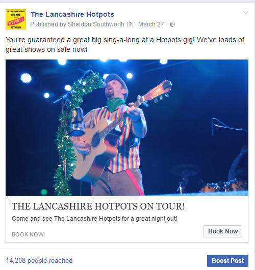 BANDS: Three Ways To Promote Your Gigs Using Facebook Video – 60 Second ...
